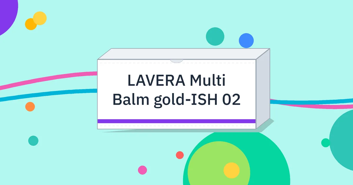 Symbolbild: Packung mit der Aufschrift LAVERA Multi Balm gold-ISH 02 (PZN 17828163) – Verfügbarkeit und Bezug in Apotheken in Frankfurt am Main