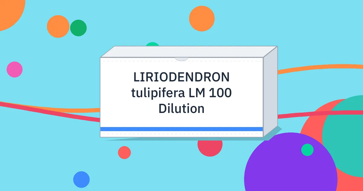 Symbolbild: Packung mit der Aufschrift LIRIODENDRON tulipifera LM 100 Dilution (PZN 13531354) – Verfügbarkeit und Bezug in Apotheken in Frankfurt am Main