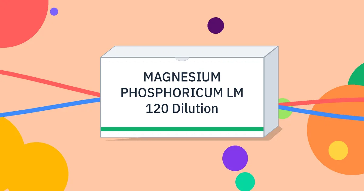 Symbolbild: Packung mit der Aufschrift MAGNESIUM PHOSPHORICUM LM 120 Dilution (PZN 12939490) – Verfügbarkeit und Bezug in Apotheken in Frankfurt am Main
