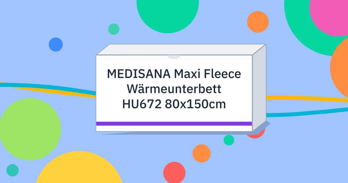 Symbolbild: Packung mit der Aufschrift MEDISANA Maxi Fleece Wärmeunterbett HU672 80x150cm (PZN 20089137) – Verfügbarkeit und Bezug in Apotheken in Frankfurt am Main