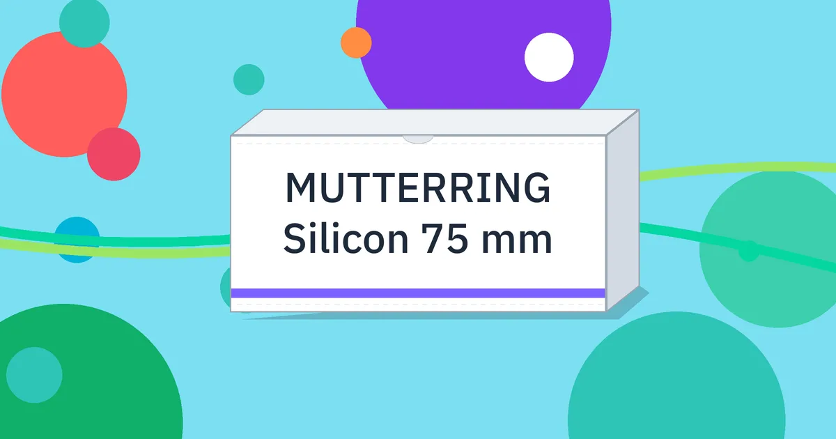 Symbolbild: Packung mit der Aufschrift MUTTERRING Silicon 75 mm (PZN 00612542) – Verfügbarkeit und Bezug in Apotheken in Frankfurt am Main