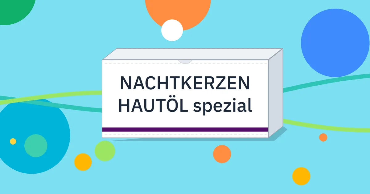 Symbolbild: Packung mit der Aufschrift NACHTKERZEN HAUTÖL spezial (PZN 03893493) – Verfügbarkeit und Bezug in Apotheken in Frankfurt am Main