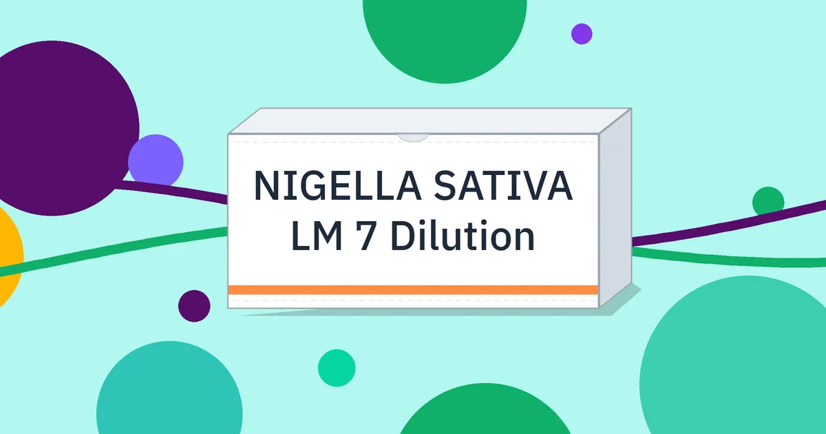 Symbolbild: Packung mit der Aufschrift NIGELLA SATIVA LM 7 Dilution (PZN 13618581) – Verfügbarkeit und Bezug in Apotheken in Frankfurt am Main