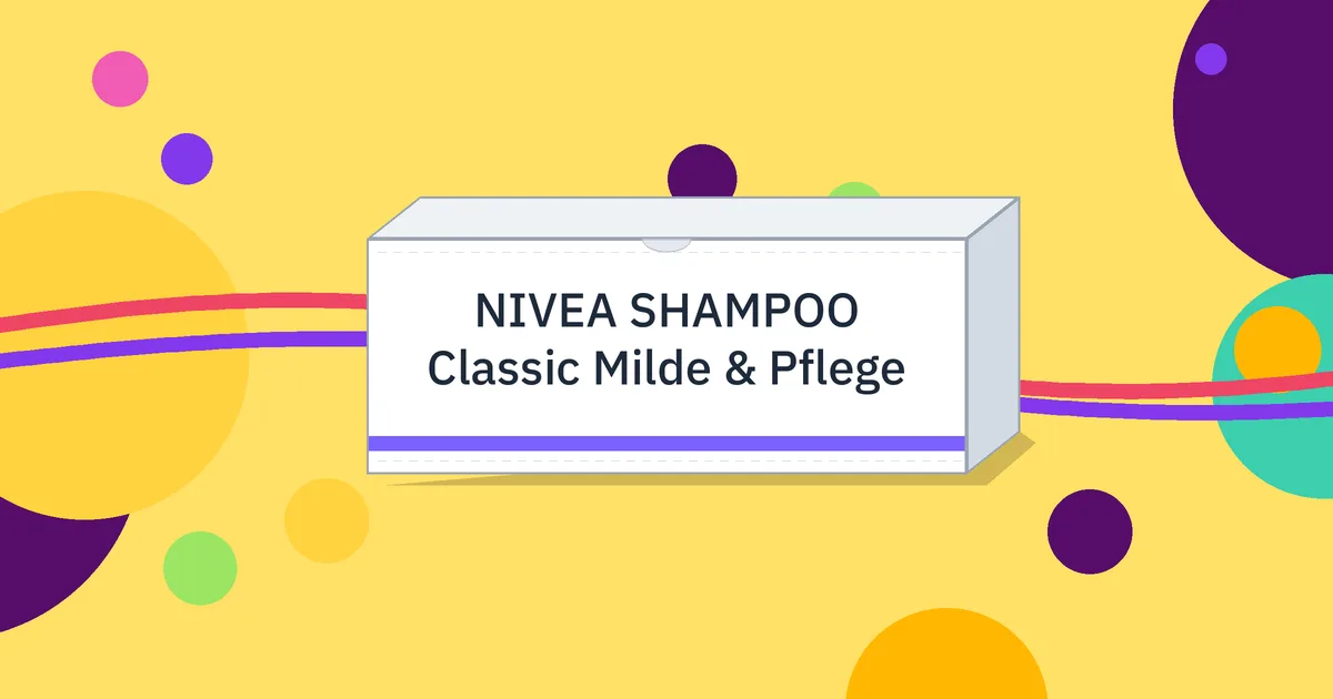 Symbolbild: Packung mit der Aufschrift NIVEA SHAMPOO Classic Milde & Pflege (PZN 11326495) – Verfügbarkeit und Bezug in Apotheken in Frankfurt am Main