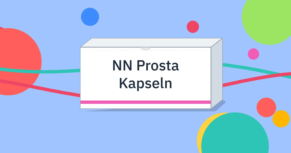 Symbolbild: Packung mit der Aufschrift NN Prosta Kapseln (PZN 15321709) – Verfügbarkeit und Bezug in Apotheken in Frankfurt am Main
