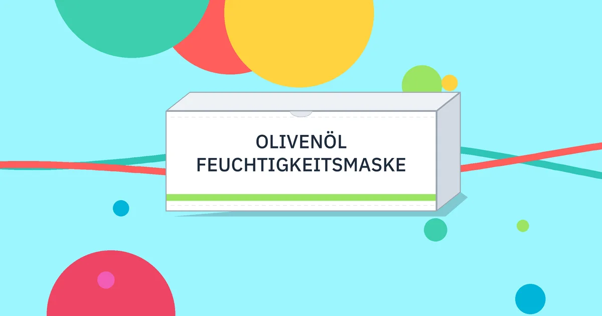 Symbolbild: Packung mit der Aufschrift OLIVENÖL FEUCHTIGKEITSMASKE (PZN 01373341) – Verfügbarkeit und Bezug in Apotheken in Frankfurt am Main