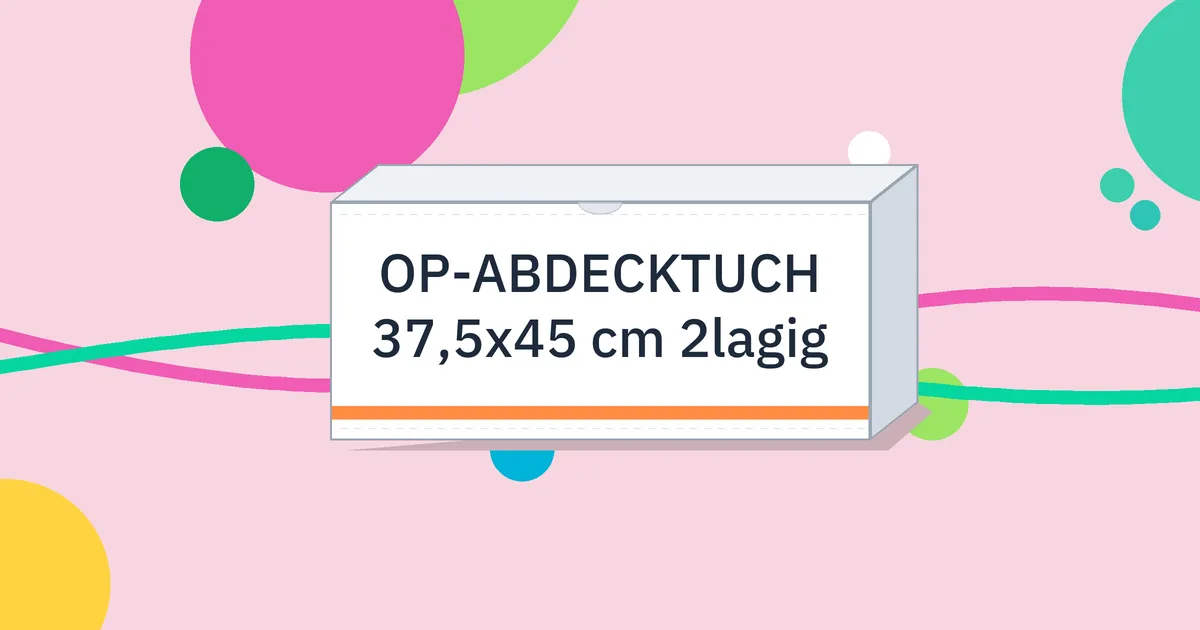 Symbolbild: Packung mit der Aufschrift OP-ABDECKTUCH 37,5x45 cm 2lagig (PZN 19416163) – Verfügbarkeit und Bezug in Apotheken in Frankfurt am Main