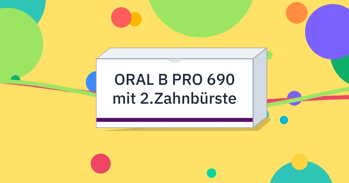 Symbolbild: Packung mit der Aufschrift ORAL B PRO 690 mit 2.Zahnbürste (PZN 14420409) – Verfügbarkeit und Bezug in Apotheken in Frankfurt am Main