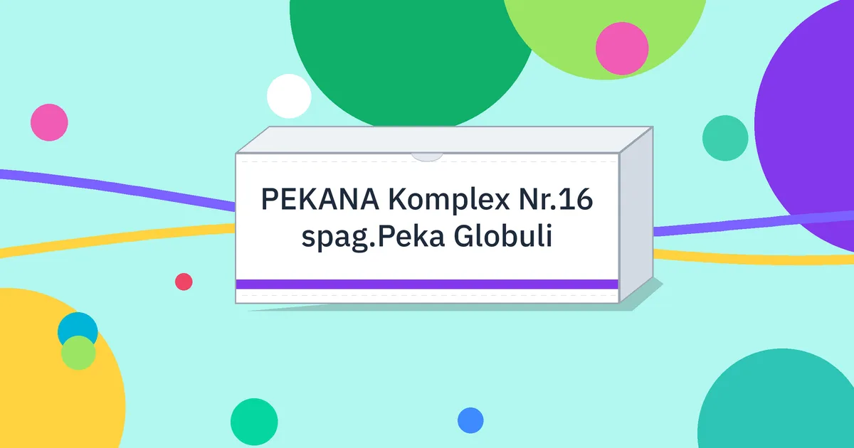 Symbolbild: Packung mit der Aufschrift PEKANA Komplex Nr.16 spag.Peka Globuli (PZN 09931639) – Verfügbarkeit und Bezug in Apotheken in Frankfurt am Main