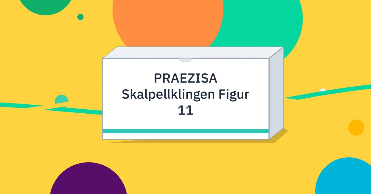 Symbolbild: Packung mit der Aufschrift PRAEZISA Skalpellklingen Figur 11 (PZN 09619675) – Verfügbarkeit und Bezug in Apotheken in Frankfurt am Main