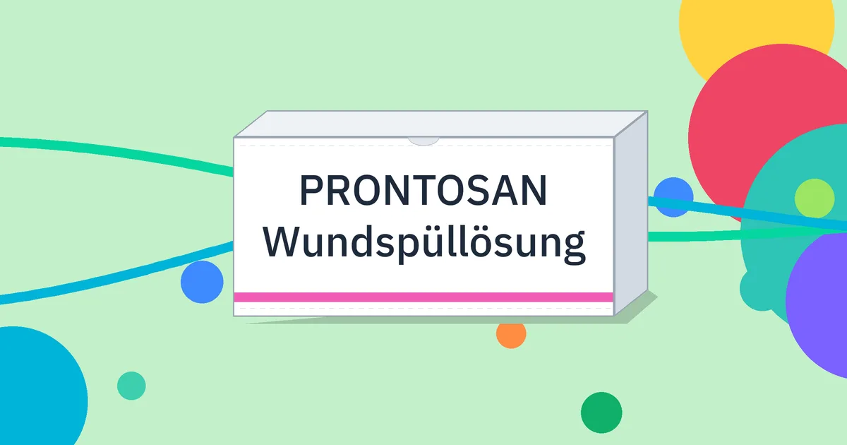 Symbolbild: Packung mit der Aufschrift PRONTOSAN Wundspüllösung (PZN 11609945) – Verfügbarkeit und Bezug in Apotheken in Frankfurt am Main