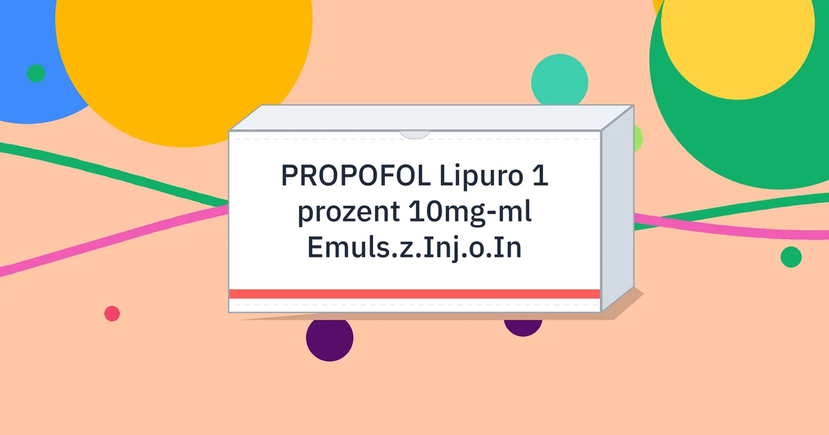 Symbolbild: Packung mit der Aufschrift PROPOFOL Lipuro 1 prozent 10mg-ml Emuls.z.Inj.o.In (PZN 05703930) – Verfügbarkeit und Bezug in Apotheken in Frankfurt am Main