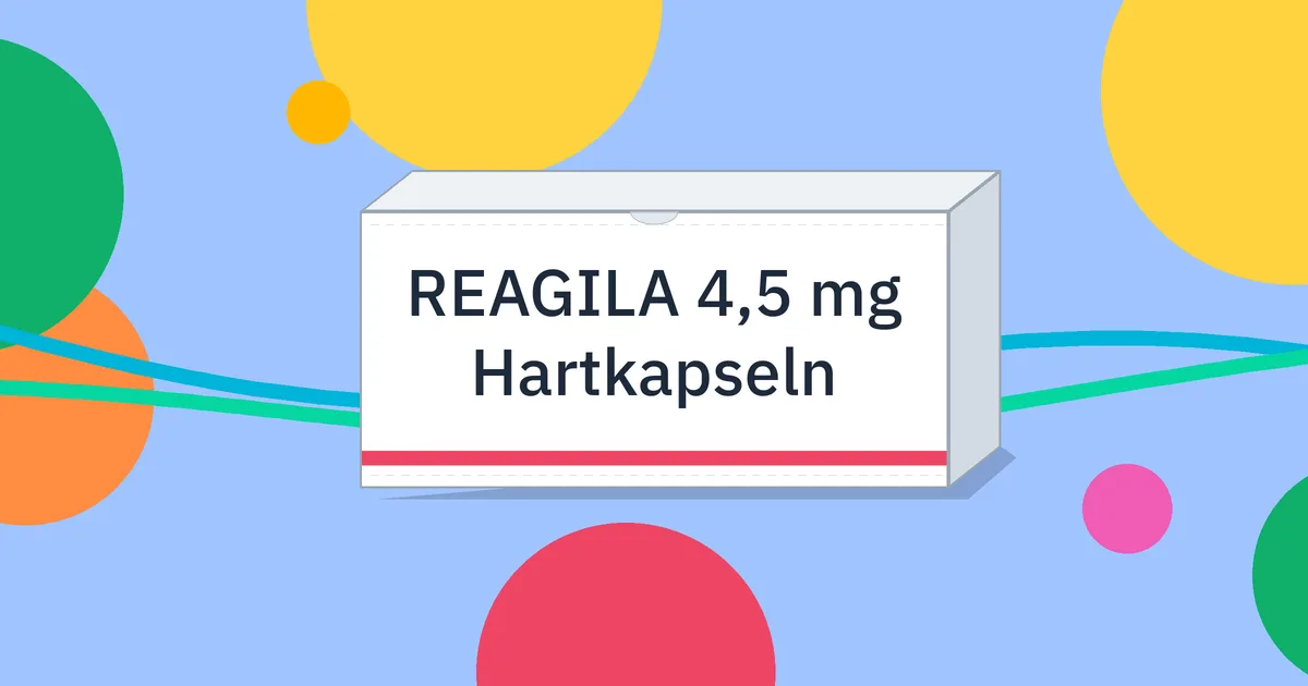 Symbolbild: Packung mit der Aufschrift REAGILA 4,5 mg Hartkapseln (PZN 14016594) – Verfügbarkeit und Bezug in Apotheken in Frankfurt am Main