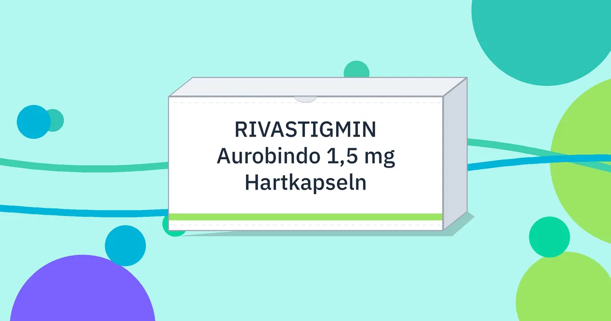 Symbolbild: Packung mit der Aufschrift RIVASTIGMIN Aurobindo 1,5 mg Hartkapseln (PZN 18913304) – Verfügbarkeit und Bezug in Apotheken in Frankfurt am Main