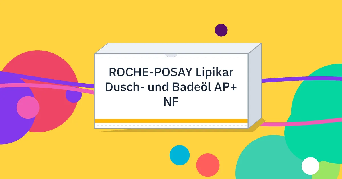 Symbolbild: Packung mit der Aufschrift ROCHE-POSAY Lipikar Dusch- und Badeöl AP+ NF (PZN 16573850) – Verfügbarkeit und Bezug in Apotheken in Frankfurt am Main