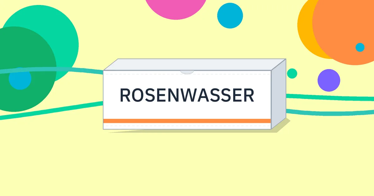 Symbolbild: Packung mit der Aufschrift ROSENWASSER (PZN 05391689) – Verfügbarkeit und Bezug in Apotheken in Frankfurt am Main