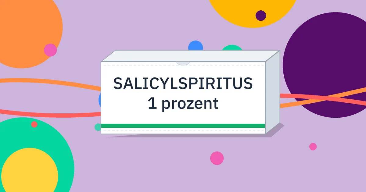Symbolbild: Packung mit der Aufschrift SALICYLSPIRITUS 1 prozent (PZN 16729708) – Verfügbarkeit und Bezug in Apotheken in Frankfurt am Main