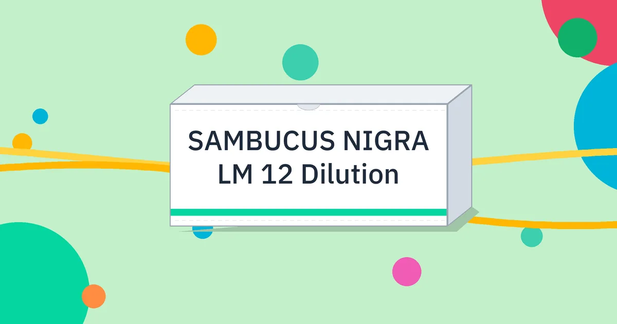 Symbolbild: Packung mit der Aufschrift SAMBUCUS NIGRA LM 12 Dilution (PZN 02603636) – Verfügbarkeit und Bezug in Apotheken in Frankfurt am Main