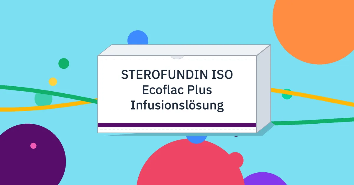 Symbolbild: Packung mit der Aufschrift STEROFUNDIN ISO Ecoflac Plus Infusionslösung (PZN 01078949) – Verfügbarkeit und Bezug in Apotheken in Frankfurt am Main