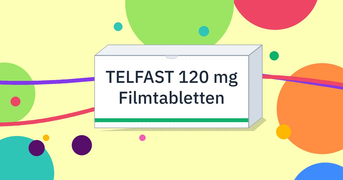 Symbolbild: Packung mit der Aufschrift TELFAST 120 mg Filmtabletten (PZN 05958110) – Verfügbarkeit und Bezug in Apotheken in Frankfurt am Main