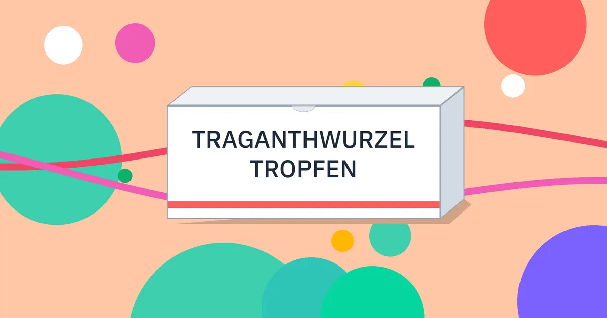 Symbolbild: Packung mit der Aufschrift TRAGANTHWURZEL TROPFEN (PZN 15231343) – Verfügbarkeit und Bezug in Apotheken in Frankfurt am Main