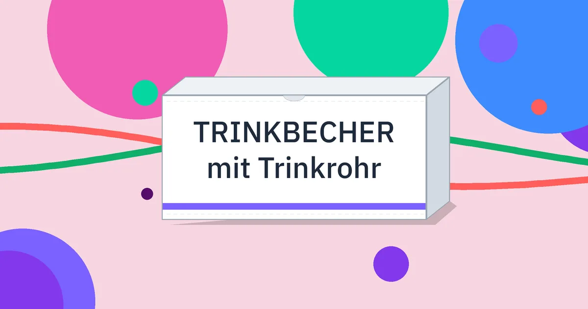 Symbolbild: Packung mit der Aufschrift TRINKBECHER mit Trinkrohr (PZN 09194342) – Verfügbarkeit und Bezug in Apotheken in Frankfurt am Main