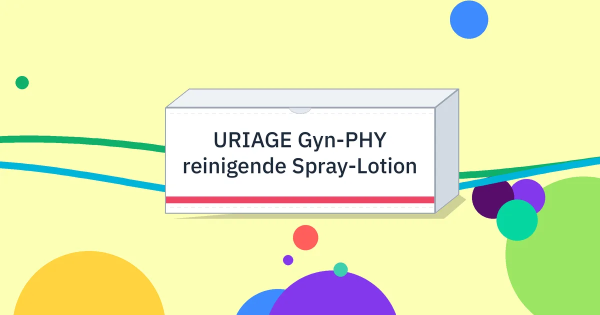 Symbolbild: Packung mit der Aufschrift URIAGE Gyn-PHY reinigende Spray-Lotion (PZN 17183022) – Verfügbarkeit und Bezug in Apotheken in Frankfurt am Main