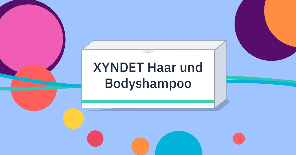 Symbolbild: Packung mit der Aufschrift XYNDET Haar und Bodyshampoo (PZN 08517866) – Verfügbarkeit und Bezug in Apotheken in Frankfurt am Main