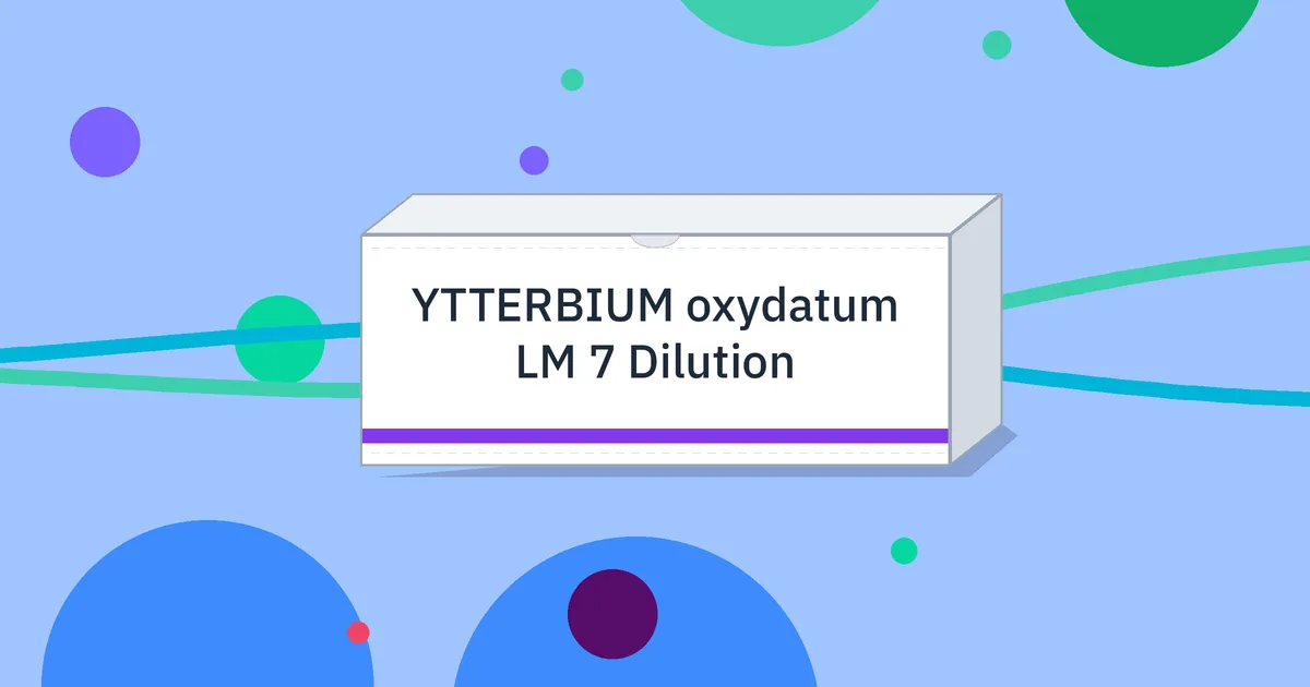 Symbolbild: Packung mit der Aufschrift YTTERBIUM oxydatum LM 7 Dilution (PZN 13286794) – Verfügbarkeit und Bezug in Apotheken in Frankfurt am Main