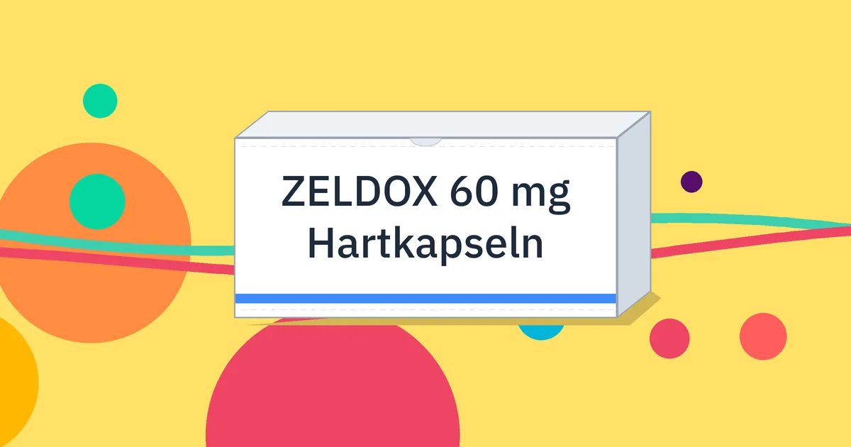 Symbolbild: Packung mit der Aufschrift ZELDOX 60 mg Hartkapseln (PZN 02583098) – Verfügbarkeit und Bezug in Apotheken in Frankfurt am Main