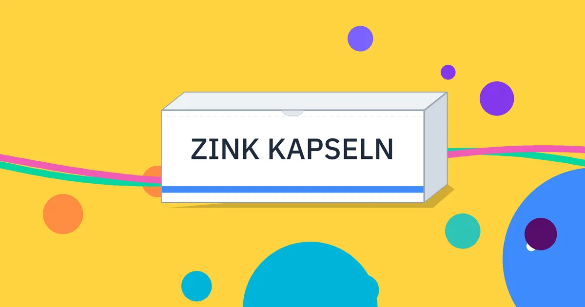 Symbolbild: Packung mit der Aufschrift ZINK KAPSELN (PZN 20299515) – Verfügbarkeit und Bezug in Apotheken in Frankfurt am Main