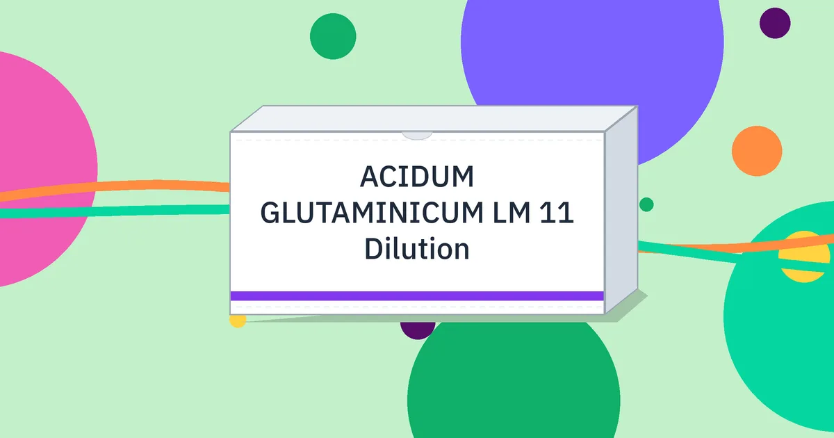 Symbolbild: Packung mit der Aufschrift ACIDUM GLUTAMINICUM LM 11 Dilution (PZN 13276488) – Verfügbarkeit und Bezug in Apotheken in Frankfurt am Main
