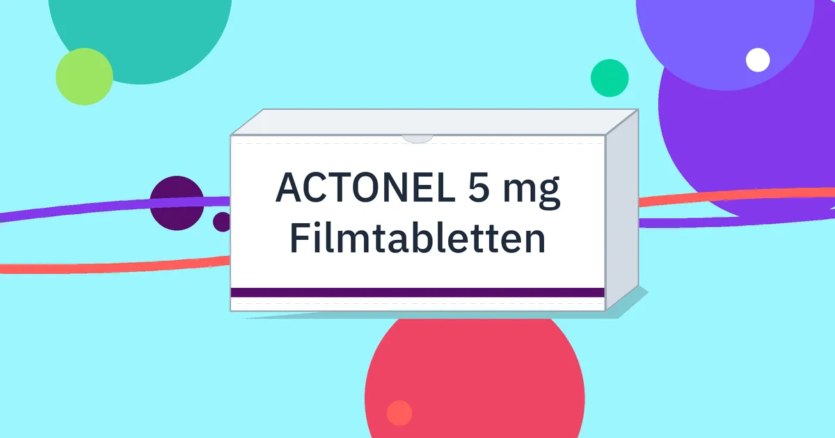 Symbolbild: Packung mit der Aufschrift ACTONEL 5 mg Filmtabletten (PZN 01035650) – Verfügbarkeit und Bezug in Apotheken in Frankfurt am Main