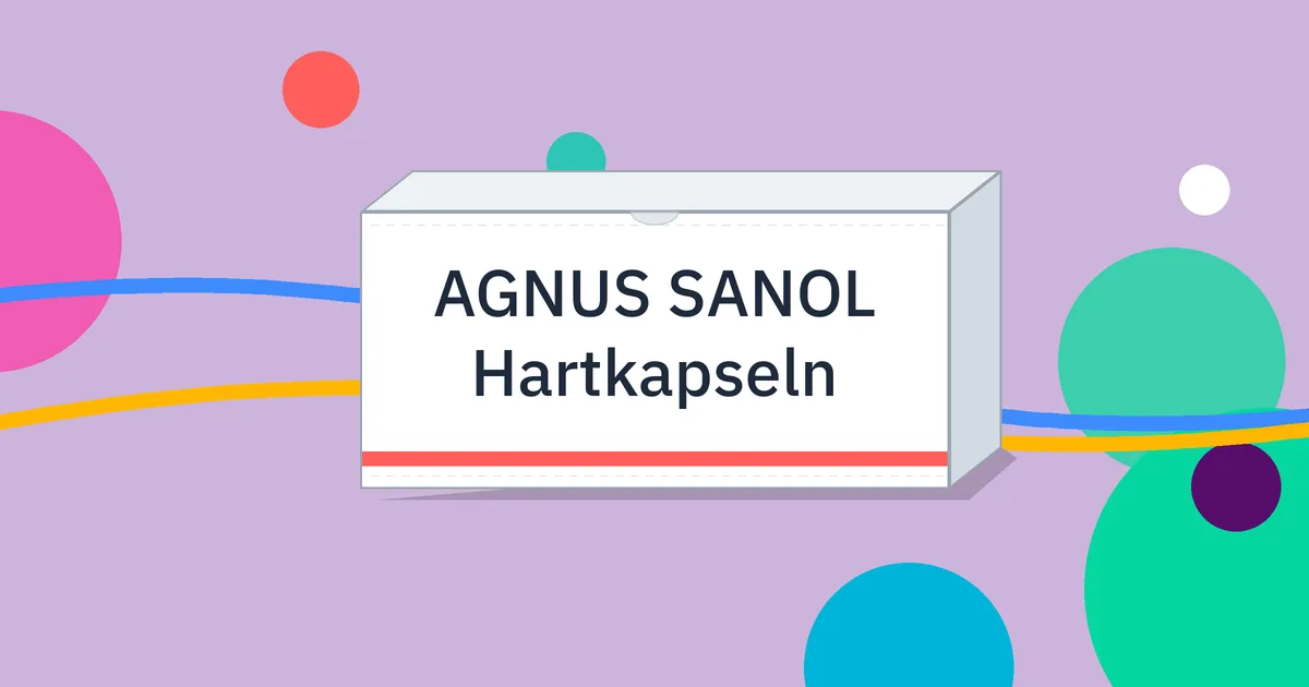 Symbolbild: Packung mit der Aufschrift AGNUS SANOL Hartkapseln (PZN 02763363) – Verfügbarkeit und Bezug in Apotheken in Frankfurt am Main
