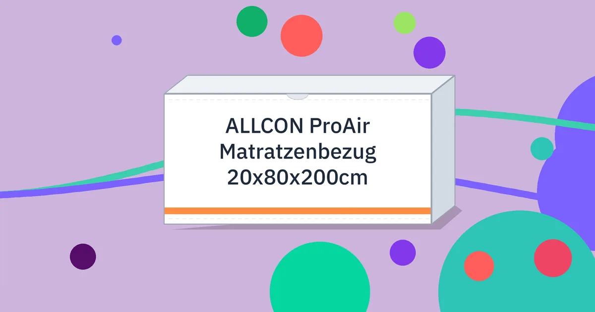 Symbolbild: Packung mit der Aufschrift ALLCON ProAir Matratzenbezug 20x80x200cm (PZN 02064725) – Verfügbarkeit und Bezug in Apotheken in Frankfurt am Main