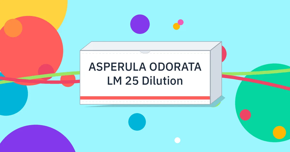 Symbolbild: Packung mit der Aufschrift ASPERULA ODORATA LM 25 Dilution (PZN 13404087) – Verfügbarkeit und Bezug in Apotheken in Frankfurt am Main
