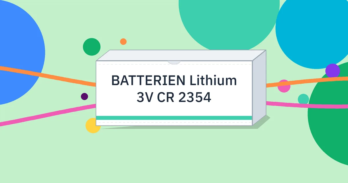Symbolbild: Packung mit der Aufschrift BATTERIEN Lithium 3V CR 2354 (PZN 00885659) – Verfügbarkeit und Bezug in Apotheken in Frankfurt am Main