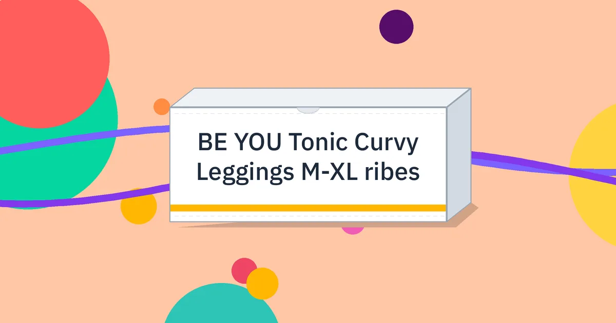 Symbolbild: Packung mit der Aufschrift BE YOU Tonic Curvy Leggings M-XL ribes (PZN 19721707) – Verfügbarkeit und Bezug in Apotheken in Frankfurt am Main