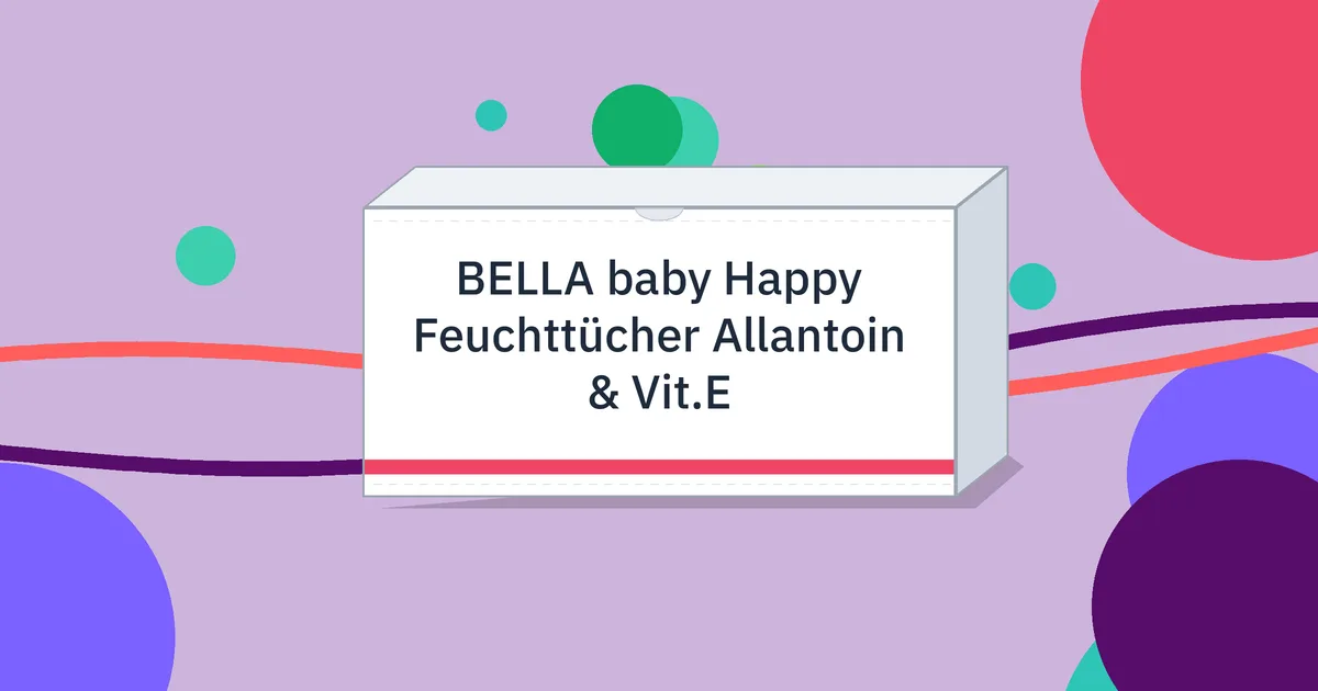 Symbolbild: Packung mit der Aufschrift BELLA baby Happy Feuchttücher Allantoin & Vit.E (PZN 18674710) – Verfügbarkeit und Bezug in Apotheken in Frankfurt am Main
