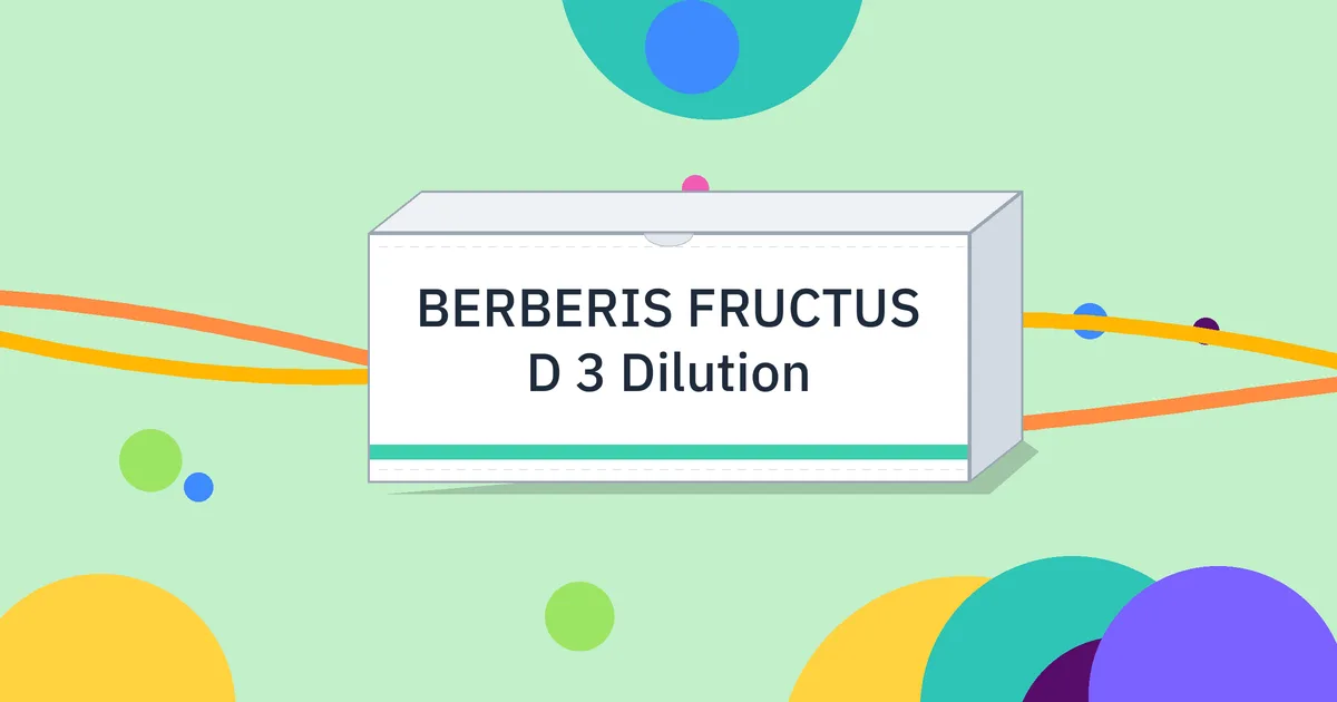 Symbolbild: Packung mit der Aufschrift BERBERIS FRUCTUS D 3 Dilution (PZN 01613006) – Verfügbarkeit und Bezug in Apotheken in Frankfurt am Main