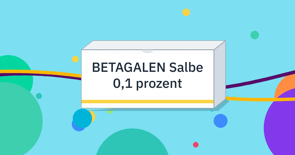Symbolbild: Packung mit der Aufschrift BETAGALEN Salbe 0,1 prozent (PZN 06880321) – Verfügbarkeit und Bezug in Apotheken in Frankfurt am Main
