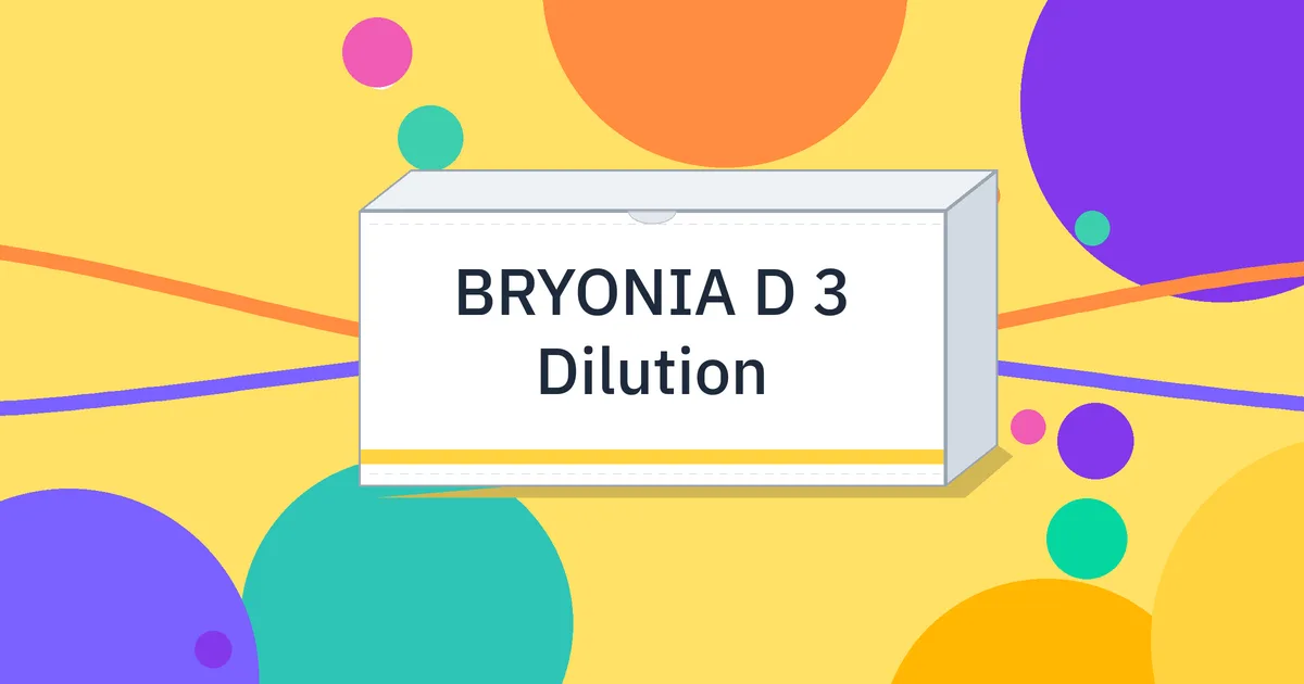 Symbolbild: Packung mit der Aufschrift BRYONIA D 3 Dilution (PZN 01761215) – Verfügbarkeit und Bezug in Apotheken in Frankfurt am Main