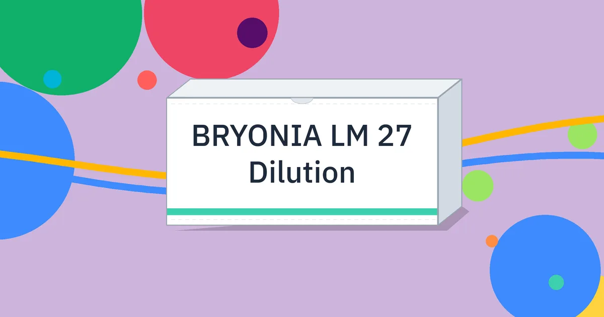 Symbolbild: Packung mit der Aufschrift BRYONIA LM 27 Dilution (PZN 12797179) – Verfügbarkeit und Bezug in Apotheken in Frankfurt am Main