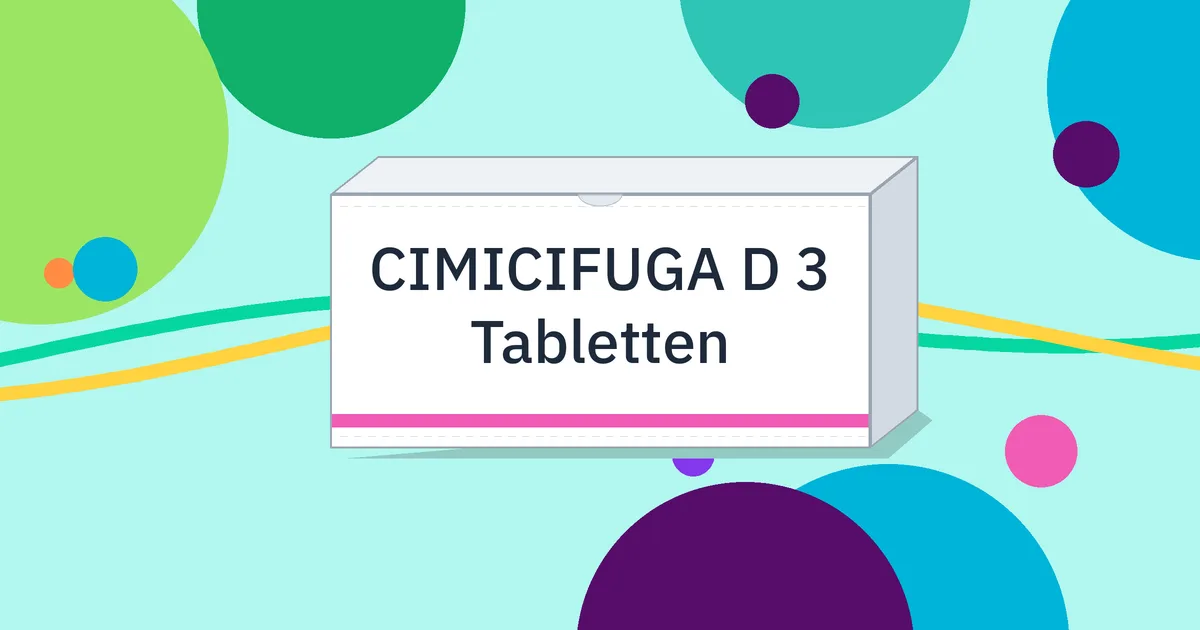 Symbolbild: Packung mit der Aufschrift CIMICIFUGA D 3 Tabletten (PZN 01766098) – Verfügbarkeit und Bezug in Apotheken in Frankfurt am Main