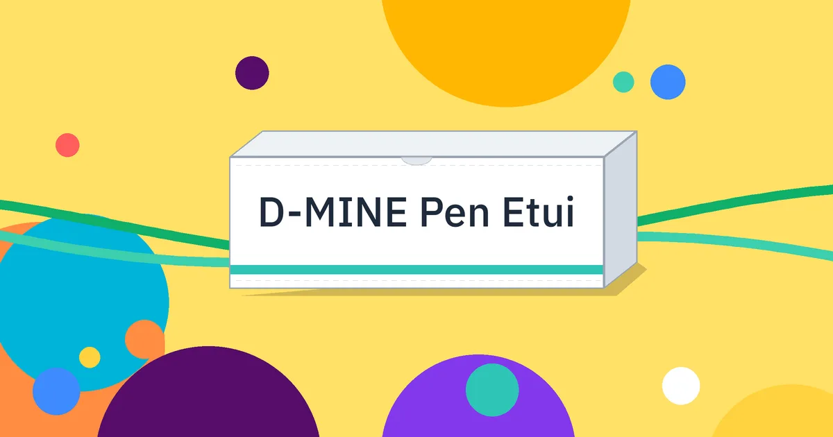 Symbolbild: Packung mit der Aufschrift D-MINE Pen Etui (PZN 17309701) – Verfügbarkeit und Bezug in Apotheken in Frankfurt am Main