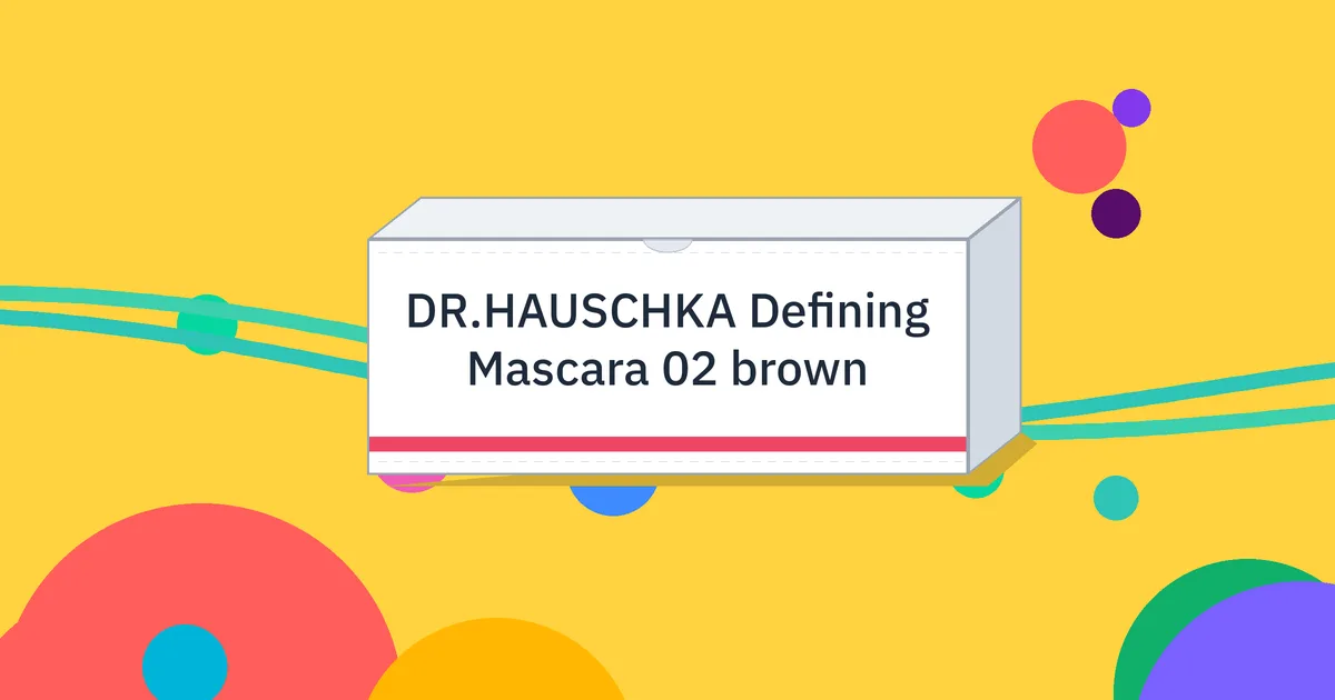 Symbolbild: Packung mit der Aufschrift DR.HAUSCHKA Defining Mascara 02 brown (PZN 18651399) – Verfügbarkeit und Bezug in Apotheken in Frankfurt am Main