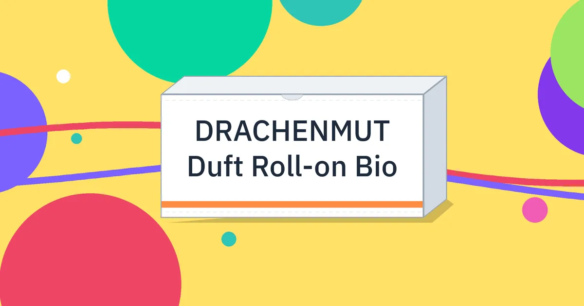 Symbolbild: Packung mit der Aufschrift DRACHENMUT Duft Roll-on Bio (PZN 15436588) – Verfügbarkeit und Bezug in Apotheken in Frankfurt am Main