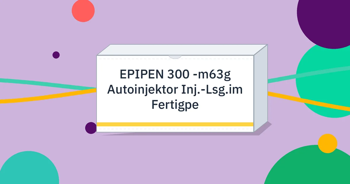 Symbolbild: Packung mit der Aufschrift EPIPEN 300 -m63g Autoinjektor Inj.-Lsg.im Fertigpe (PZN 19095658) – Verfügbarkeit und Bezug in Apotheken in Frankfurt am Main