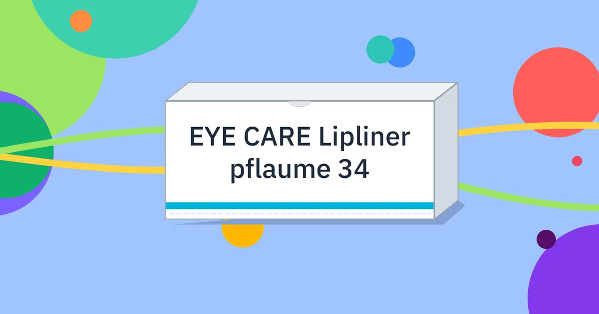 Symbolbild: Packung mit der Aufschrift EYE CARE Lipliner pflaume 34 (PZN 00516229) – Verfügbarkeit und Bezug in Apotheken in Frankfurt am Main