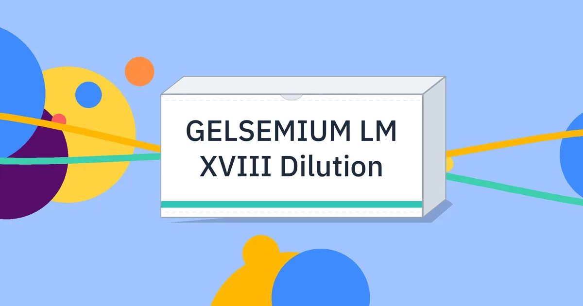 Symbolbild: Packung mit der Aufschrift GELSEMIUM LM XVIII Dilution (PZN 02668340) – Verfügbarkeit und Bezug in Apotheken in Frankfurt am Main